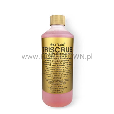 Triscrub Gold Label prep do dezynf. skóry 500 ml HORSETOWN Sklep Jeździecki
