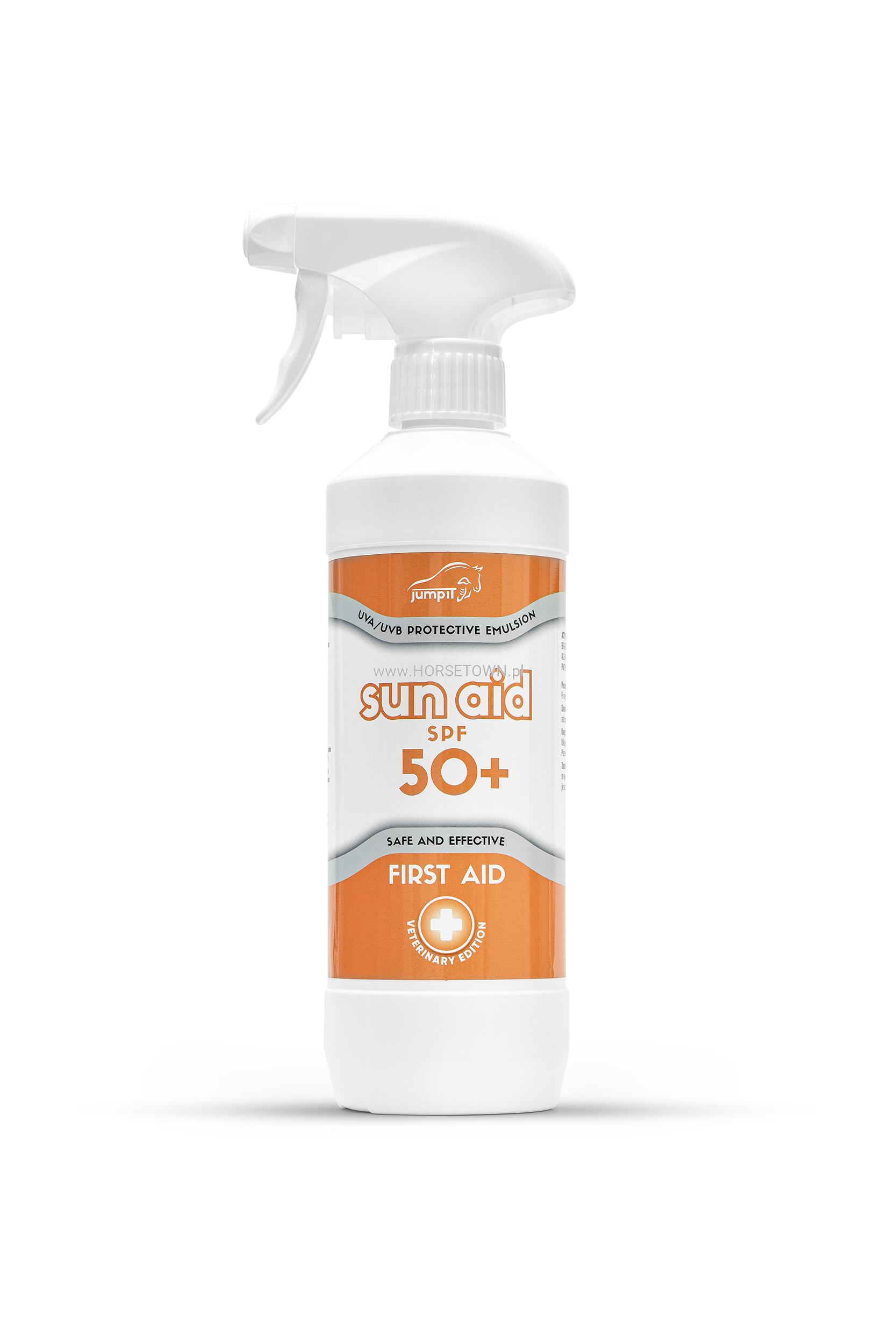Jump It Sun aid 500ml Krem ochronny SPF 50++ w spray`u dla koni ...